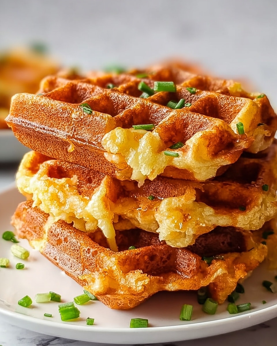 Crispy Hash Brown Waffles Recipe - Delicious Breakfast Twist